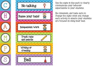 Champs behavior managementsigns | PPT