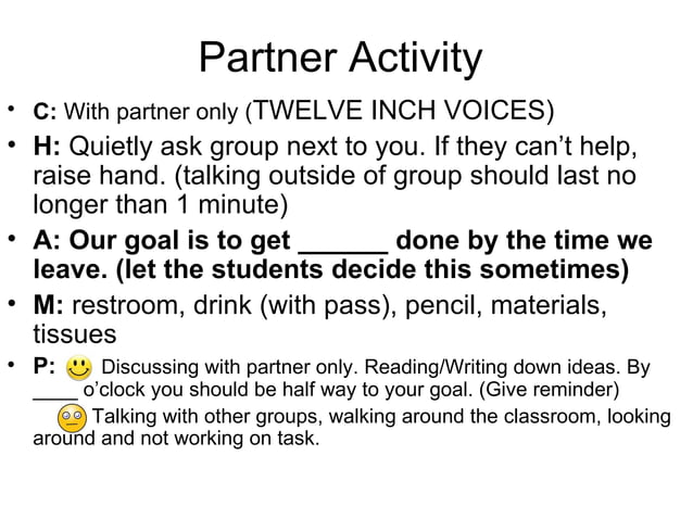 CHAMP's Expectations | PPT