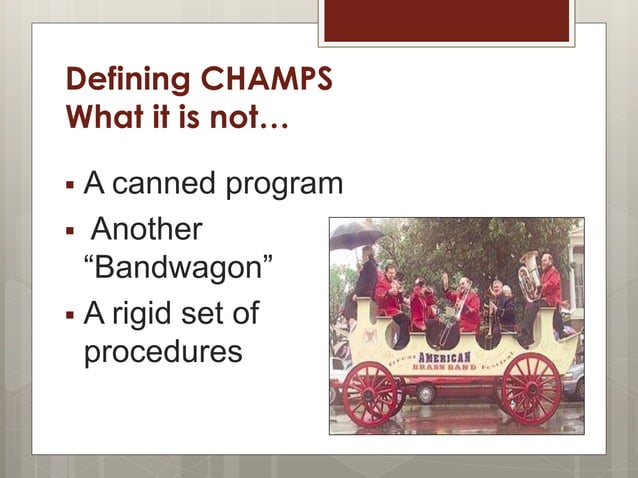 CHAMPS module 1 Introduction | PPTX | Education