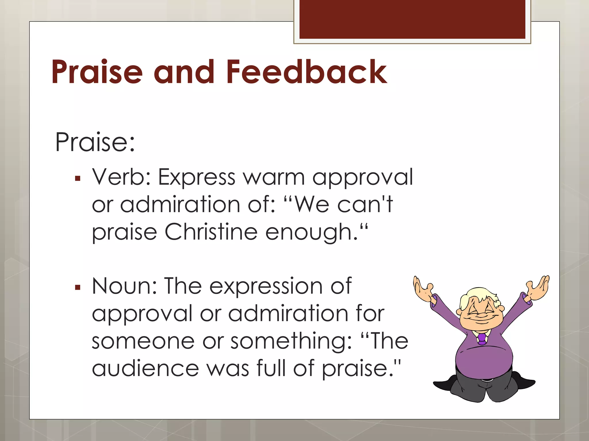 Champs Module 10: Positive Feedback Part 2 | PPTX
