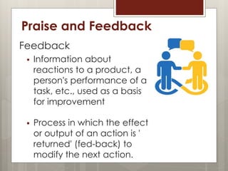 Champs Module 10: Positive Feedback Part 2 | PPTX