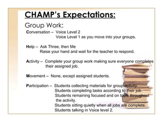 Champ's for Science | PPT | Free Download