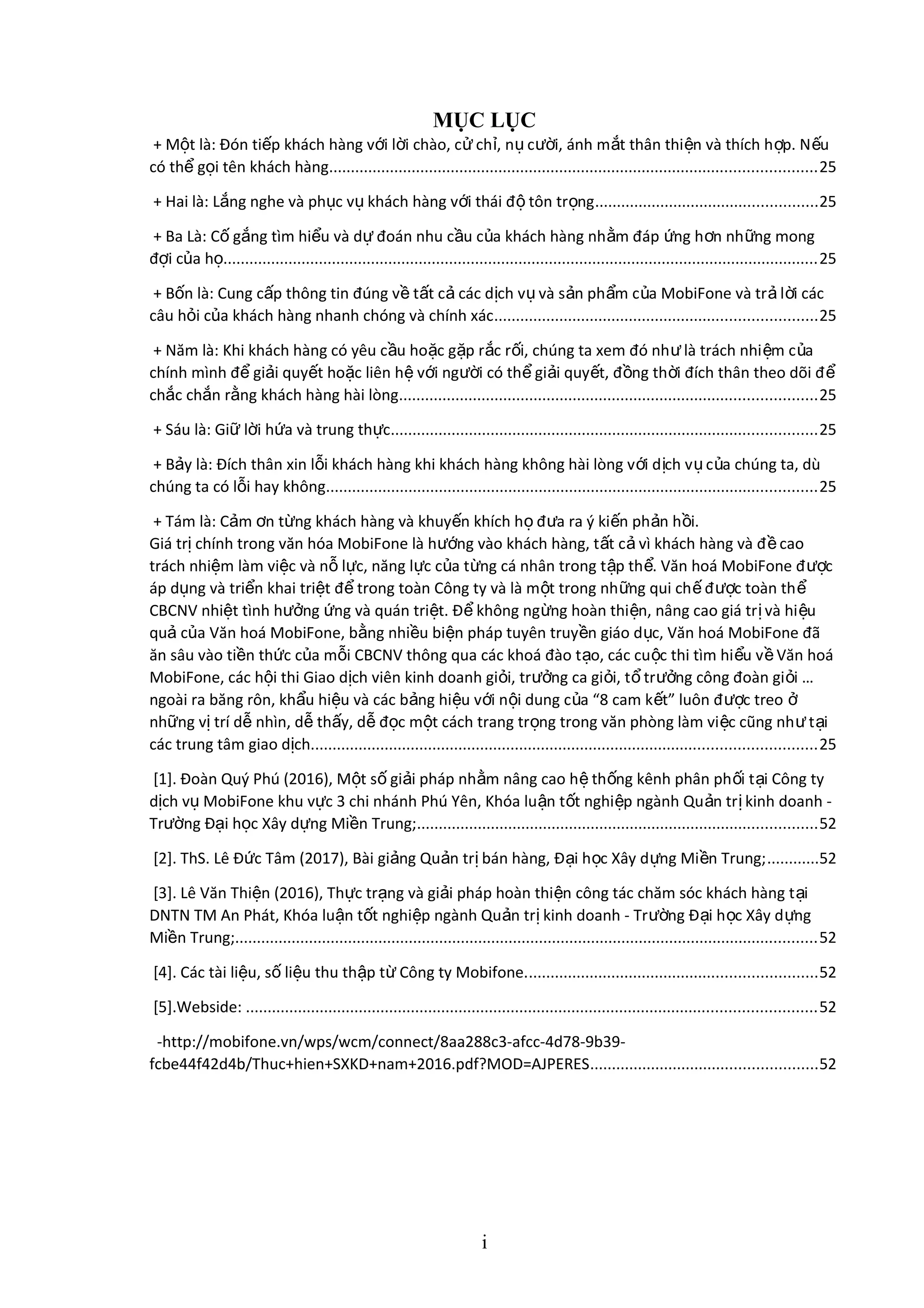 Đề Tài: Hoạt động chăm sóc khách hàng Mobifone, Vietel, 9đ, HAY | DOC