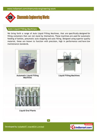 Chamunda Engineering Works, Ahmedabad, Automatic Top Labelers | PDF