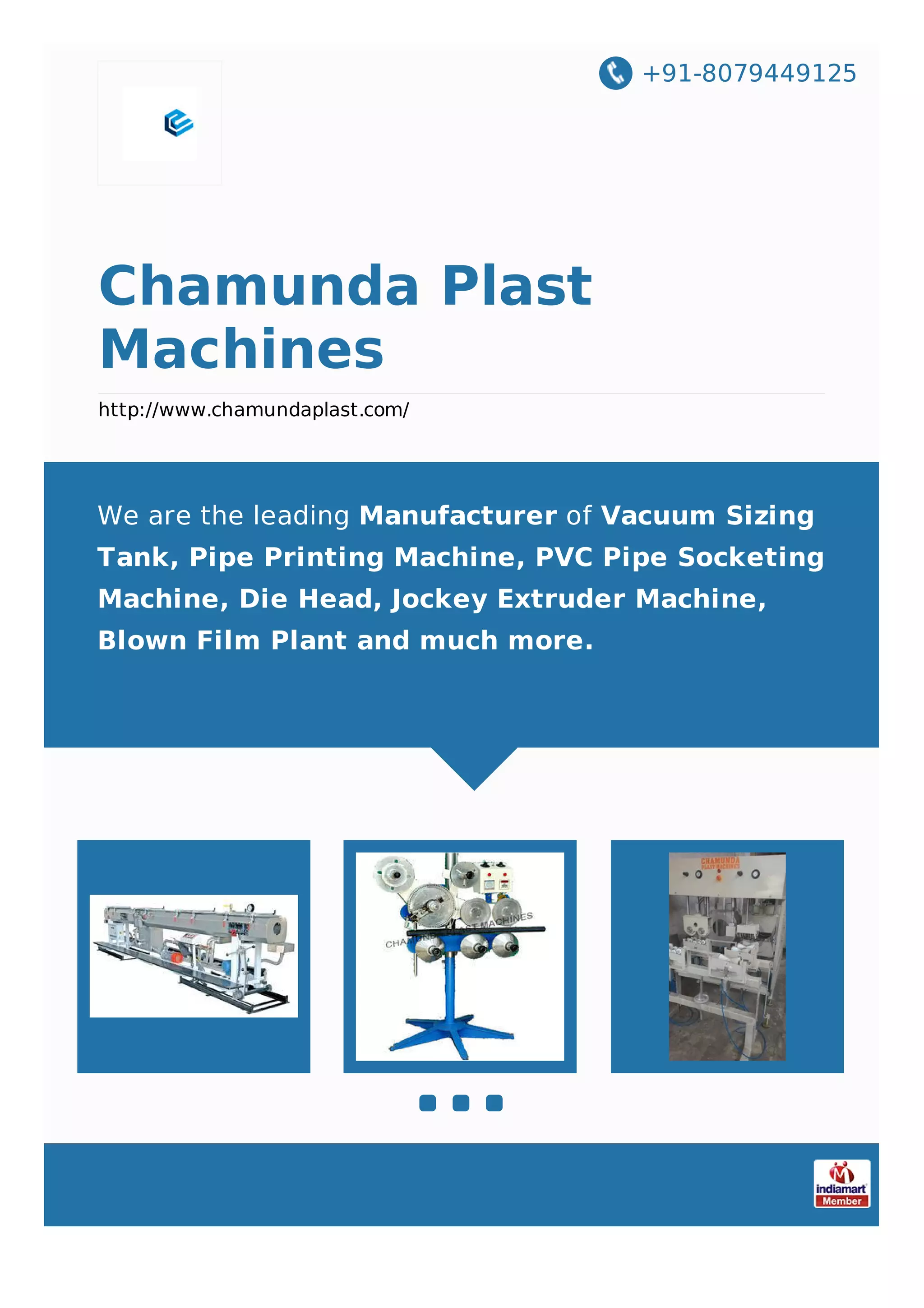 Chamunda plast-machines | PDF
