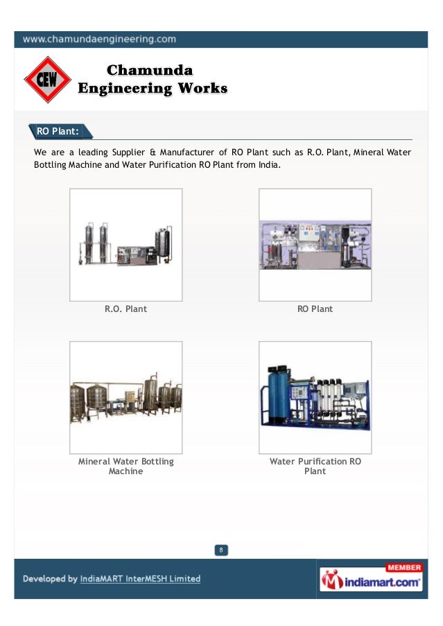 Chamunda Engineering Works, Ahmedabad, Water Plant
