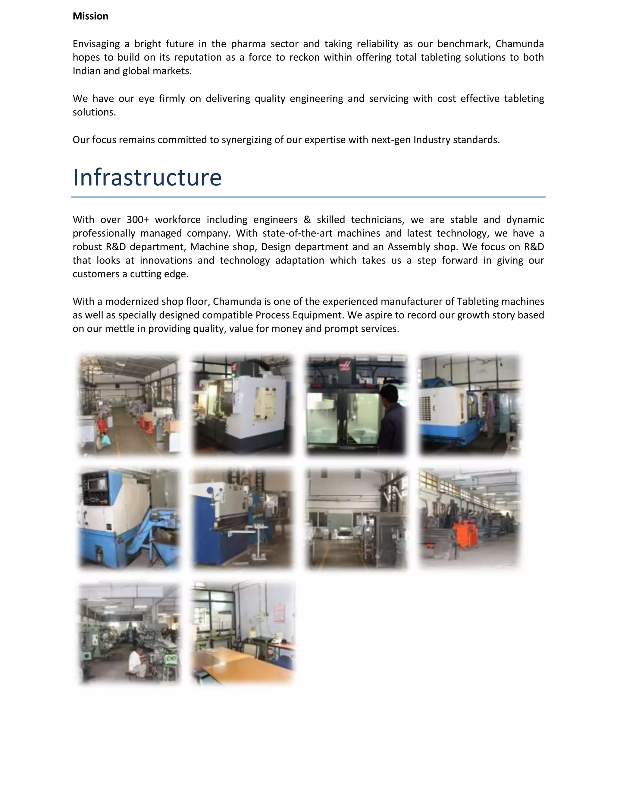 Chamunda Pharmaceutical Machinery | PDF
