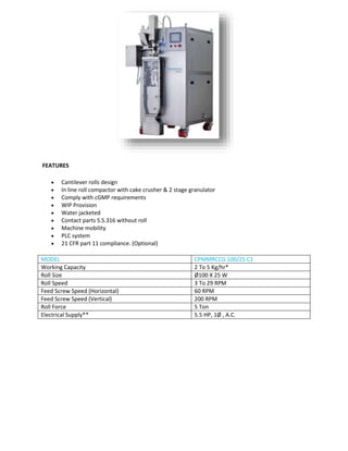 Chamunda Pharmaceutical Machinery | DOCX | Manufacturing Industry ...
