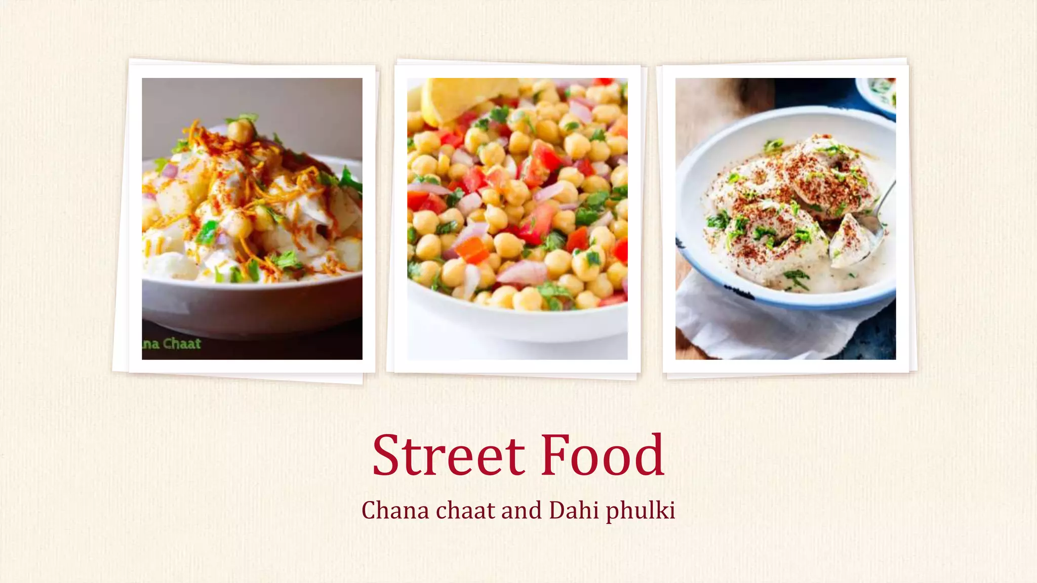 chana chaat | PPTX | World Cuisines | Food & Drink