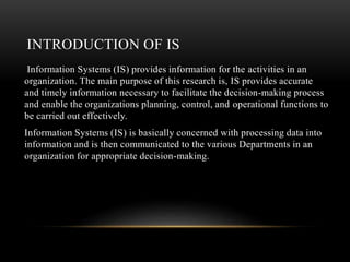 INFORMATION SYSTEMS | PPTX