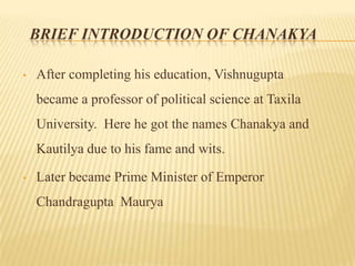 Chanakya | PPTX