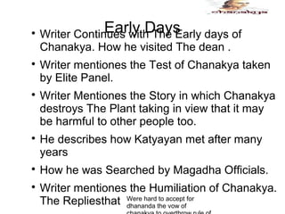 Chanakya chants | PPT