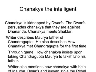 Chanakya chants | PPT