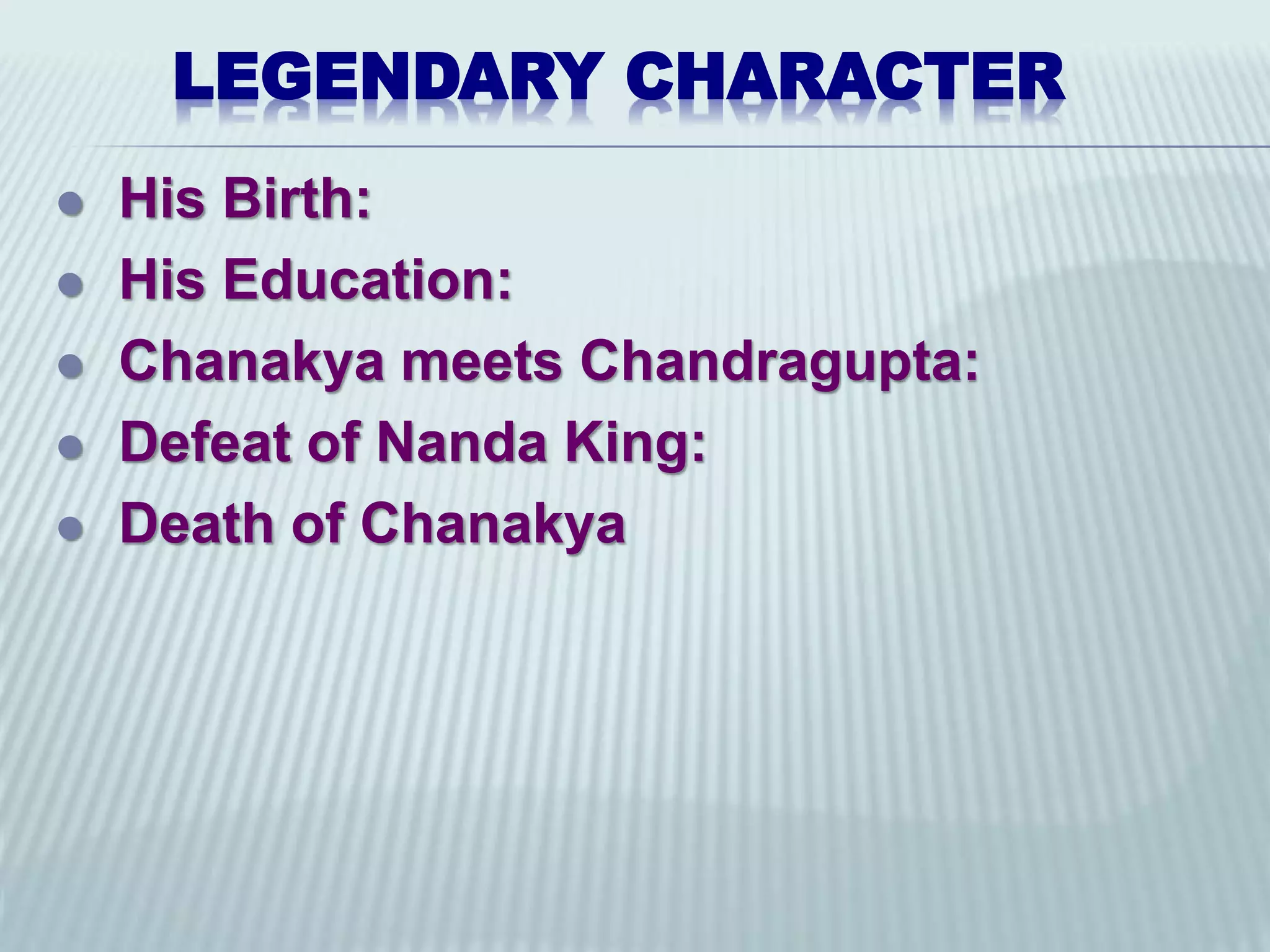 Chanakya ppt | PPTX
