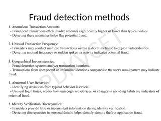 chanakya ppt for fraud detection in financial transaction | PPTX