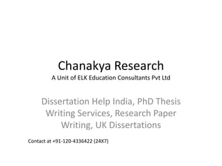 Chanakya research | PPT