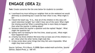 Ideas for teaching chance, data and interpretation of data | PPTX