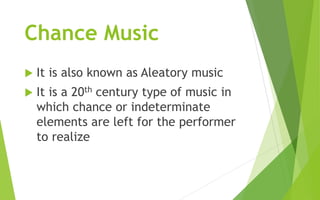 Chance Music | PPTX