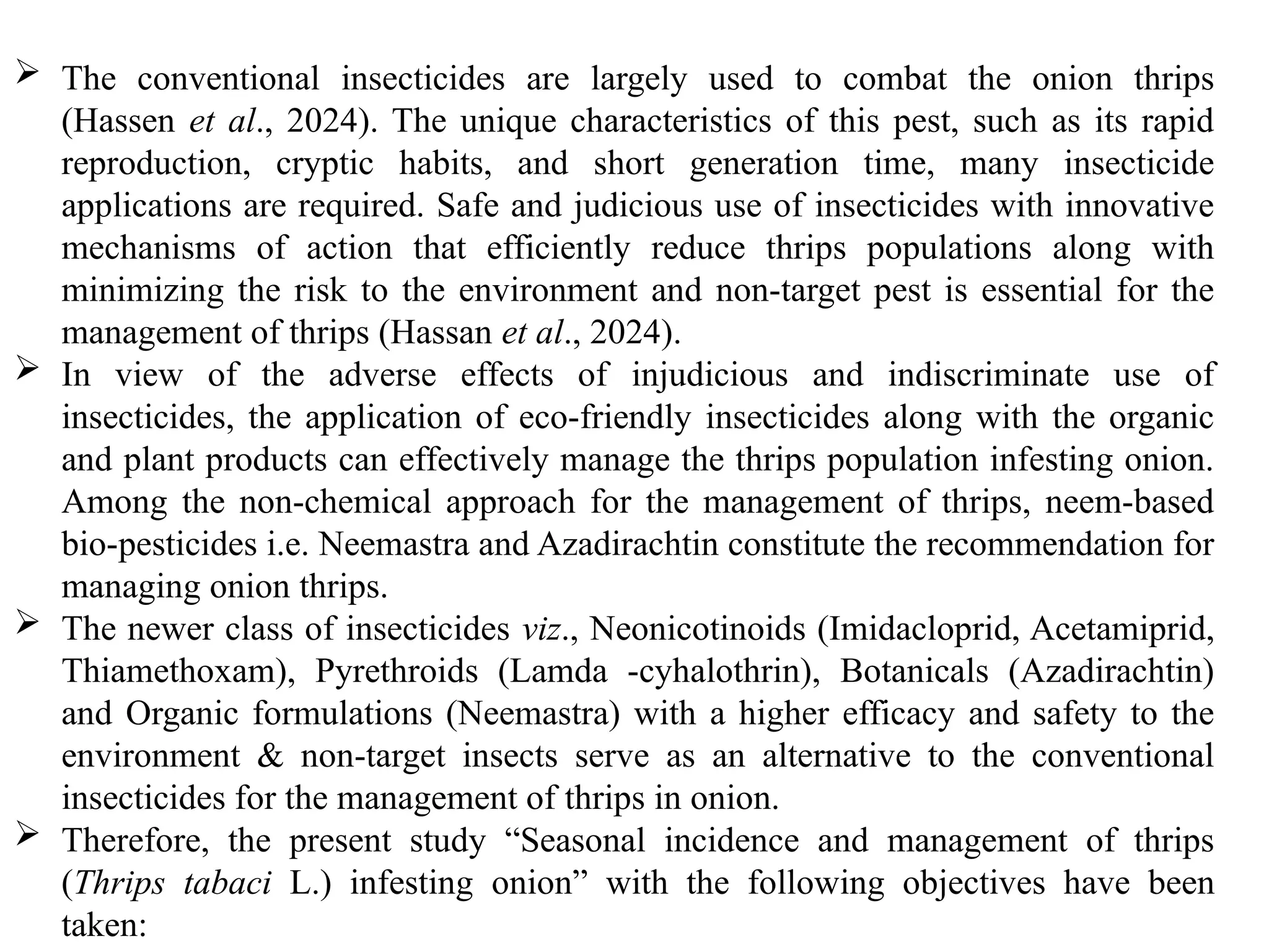 Managment of onion thrips and regulation | PPTX