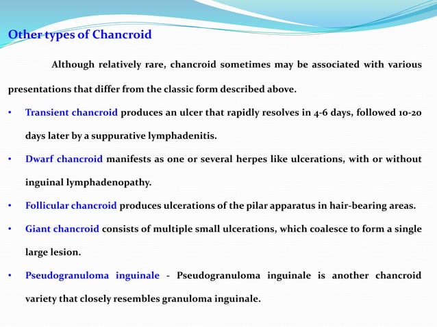UPADAMSHA (Chancroid / SOFT CHANCRE) | PPSX | Digestive Disorders ...