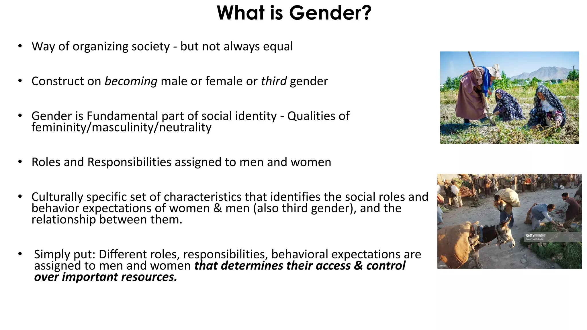 SWaRMA_IRBM_Module3_#1, Gendered vulnerabilities and the socioeconomic ...