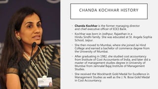 Chanda kocchar | PPT