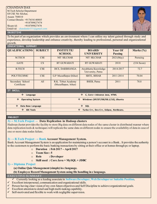 Chandan resume april-2021 | PDF