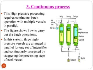 High pressure processing of foods | PPTX
