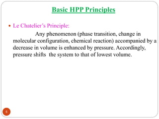 High pressure processing of foods | PPTX