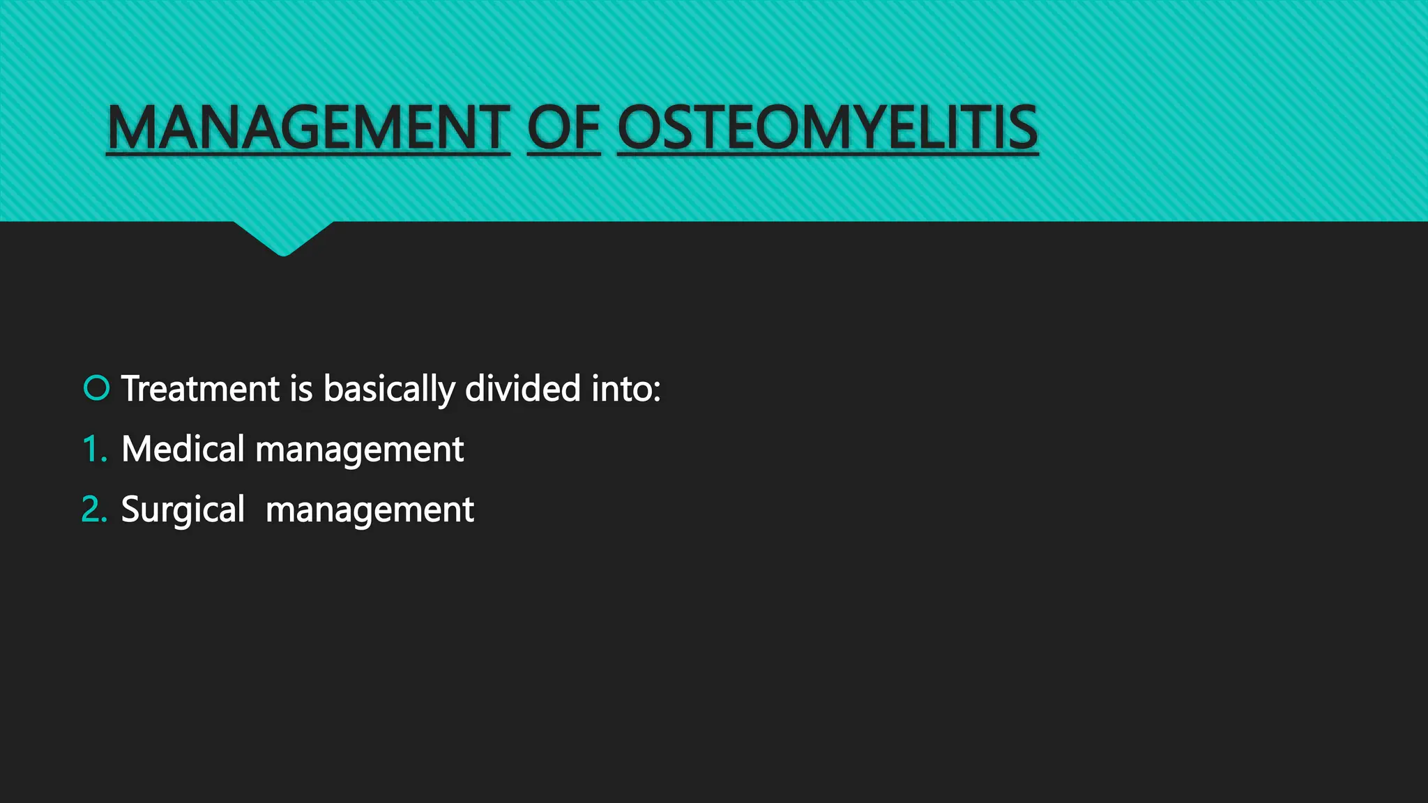Chandana - Osteomyelitis .omfs surgery bds | PPTX