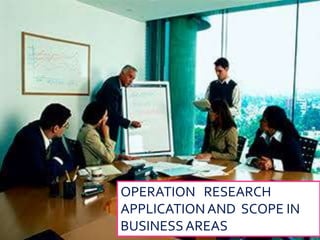 Operations Research - Application and Scope in Business Areas | PPTX