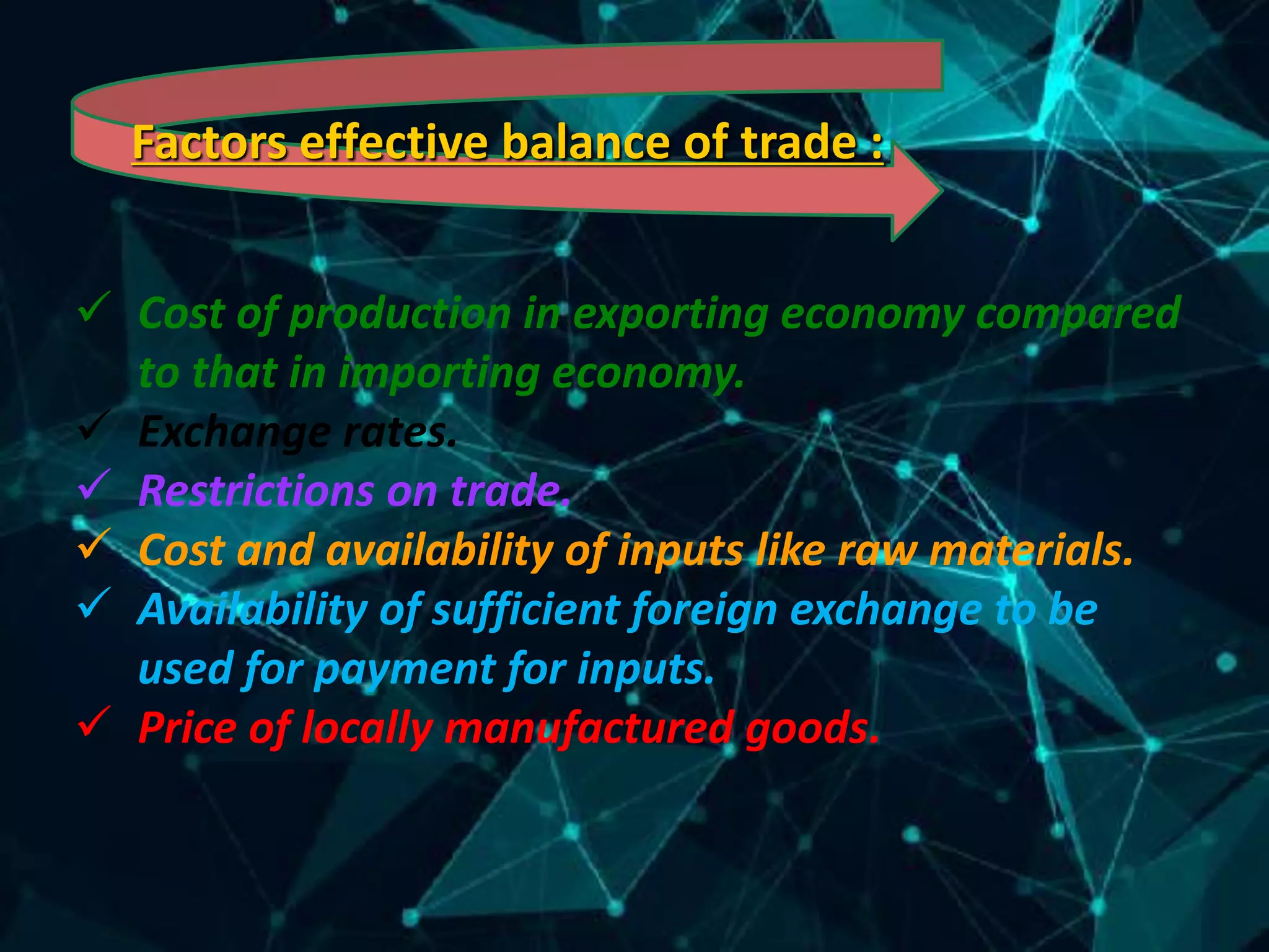 Balance of Trade - Importance and Types | PPTX