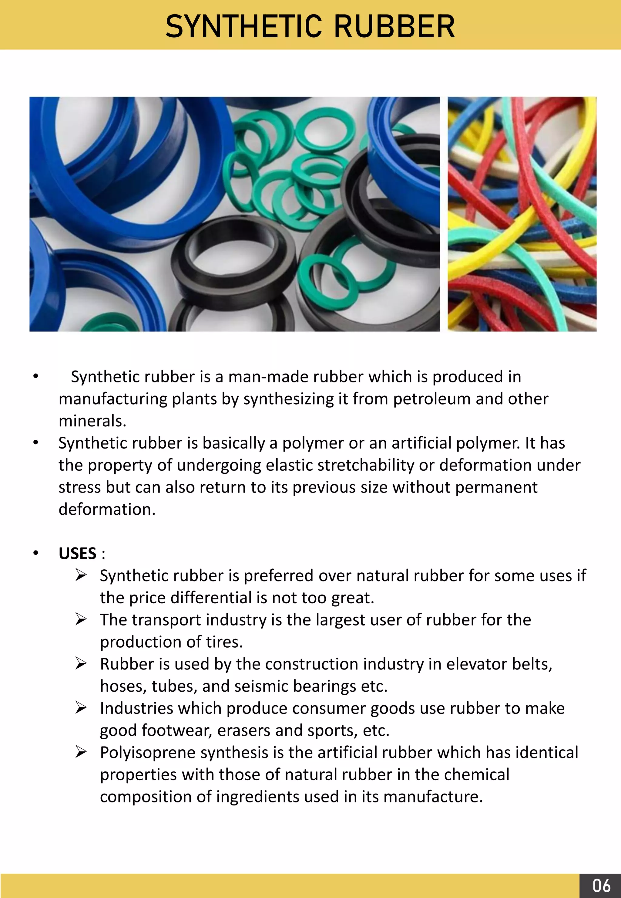 FIBRE REINFORCED PLASTIC (FRP) & SYNTHETIC RUBBER | PDF