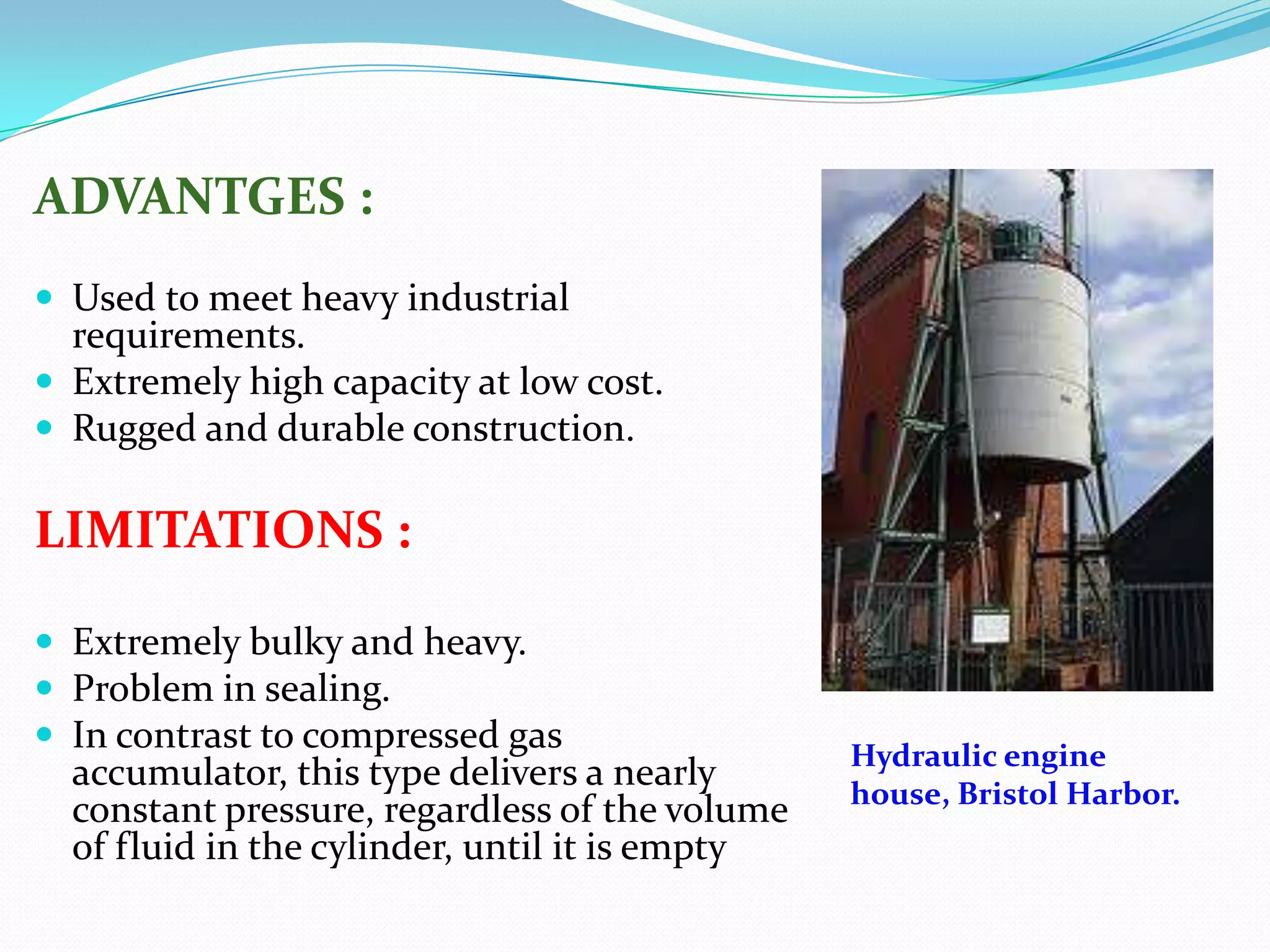 Hydraulic accumulator | PPTX