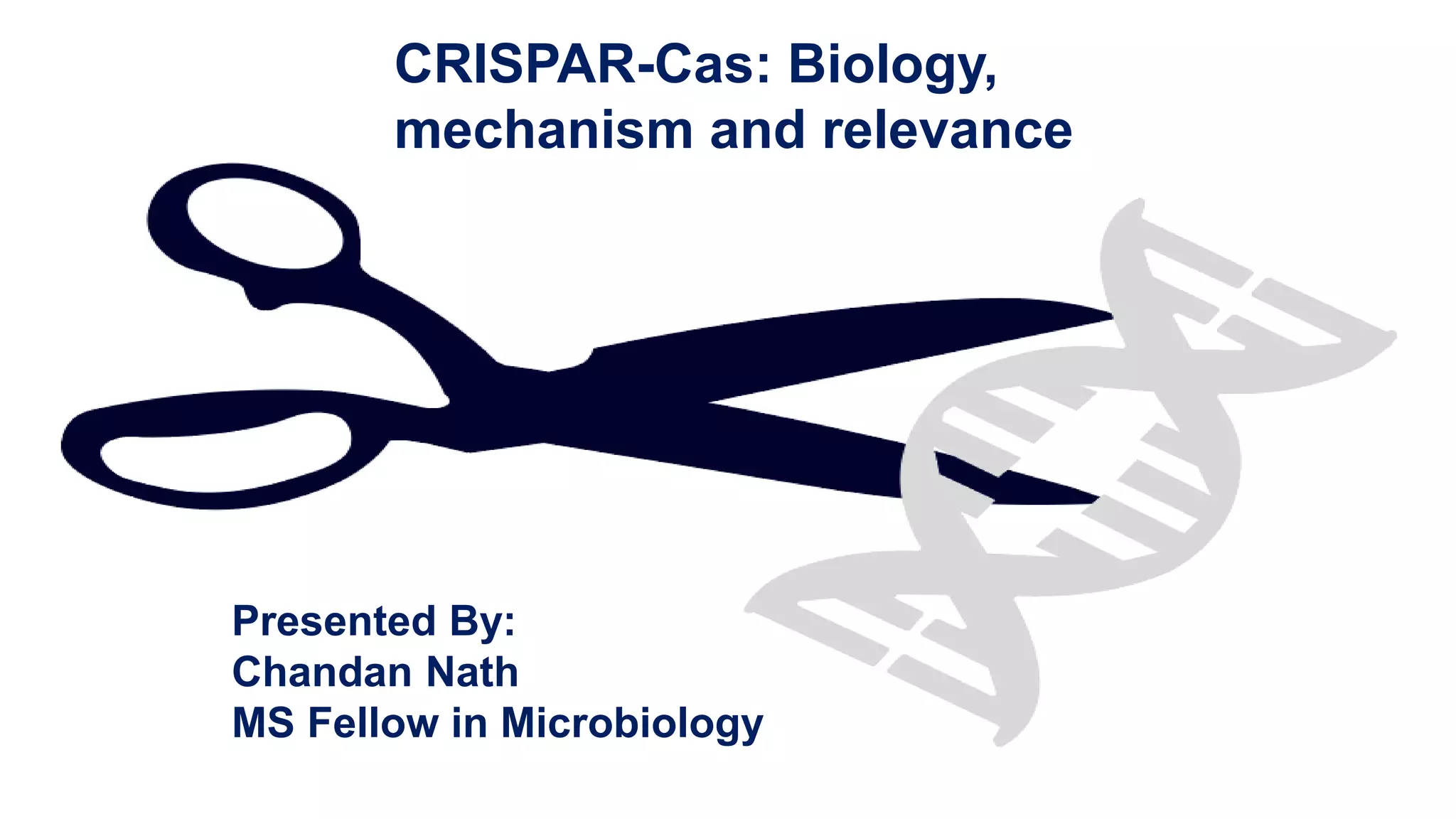CRISPR-Cas system | PPTX