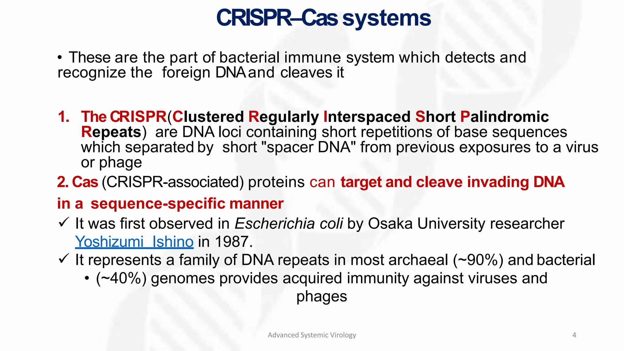 CRISPR-Cas system | PPTX