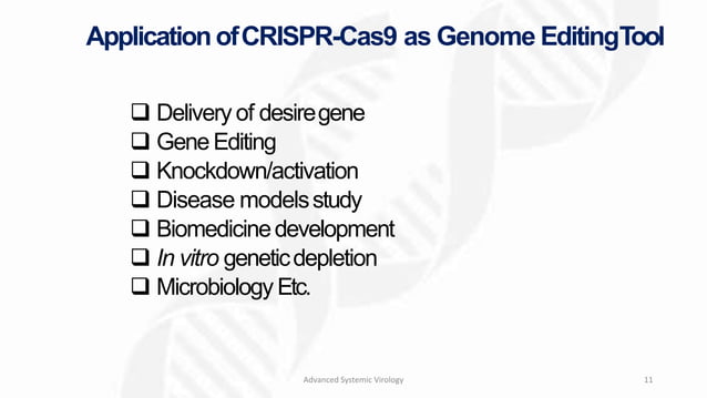 CRISPR-Cas system | PPTX