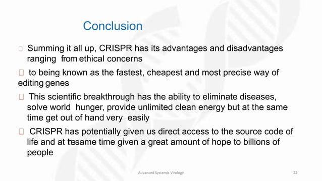 CRISPR-Cas system | PPTX