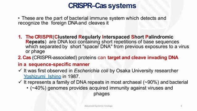 CRISPR-Cas system | PPTX