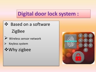 Smart Digital Door Lock | PPTX