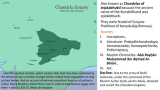 Art of Chandela Period, Central India | PPTX