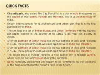 Chandigarh | PPT