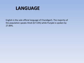 More About Chandigarh (The City Beautiful) | PPTX