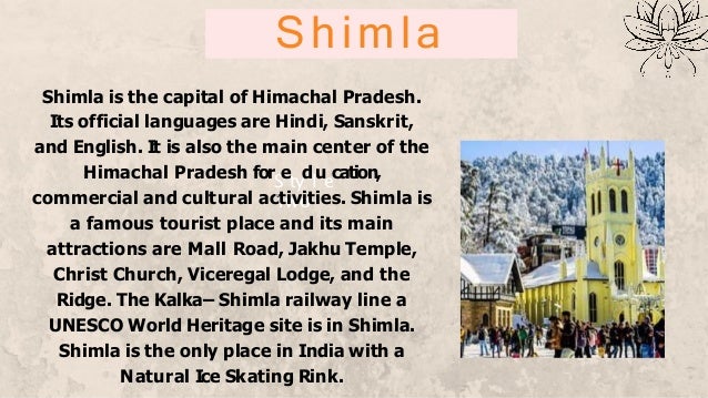 Chandigarh Shimla And Manali For Best Tour Holiday.pdf