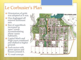 Chandigarh town planning | PPTX