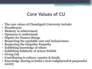 Chandigarh university distance m.a english | PPTX