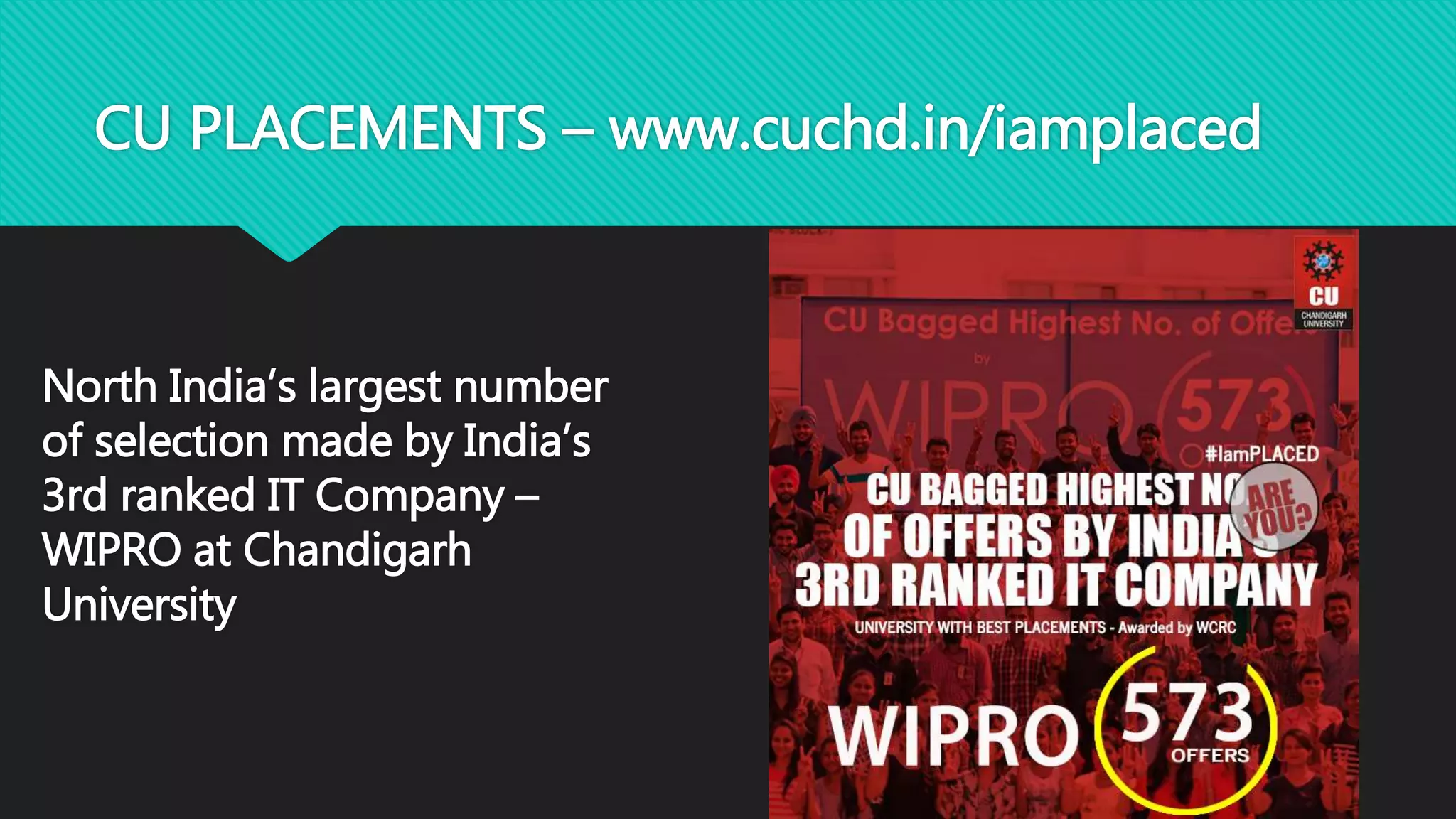 Chandigarh University Placements | PPTX