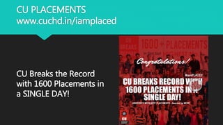 Chandigarh University Placements | PPTX