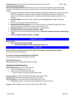 Chandi Hogan 2024 Elevated Healthcare Resume | DOCX