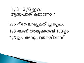 അനുപാതം Chandini | PPTX